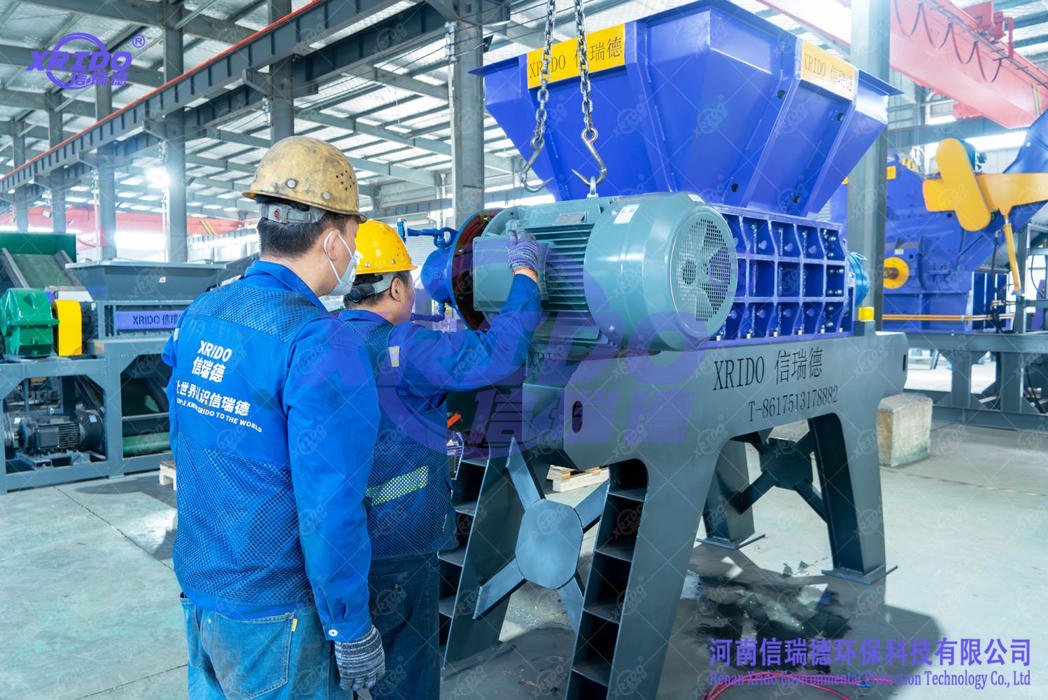Textile shredder, RDF shredder, Xrido Machine-Henan Xrido Environmental ...