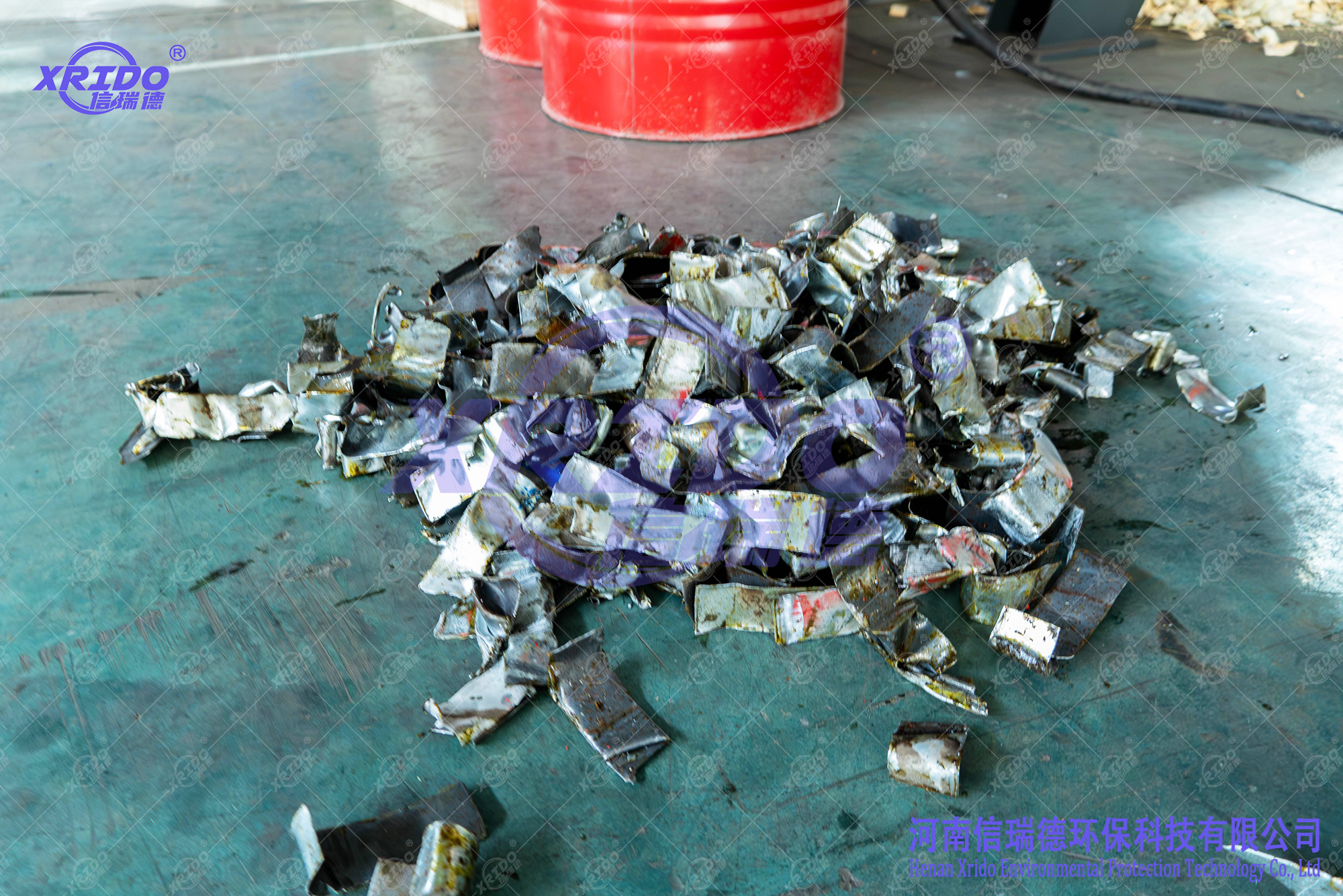 Meta shredder, Paint Bucket Shredder, Xrido Machine-Henan Xrido ...