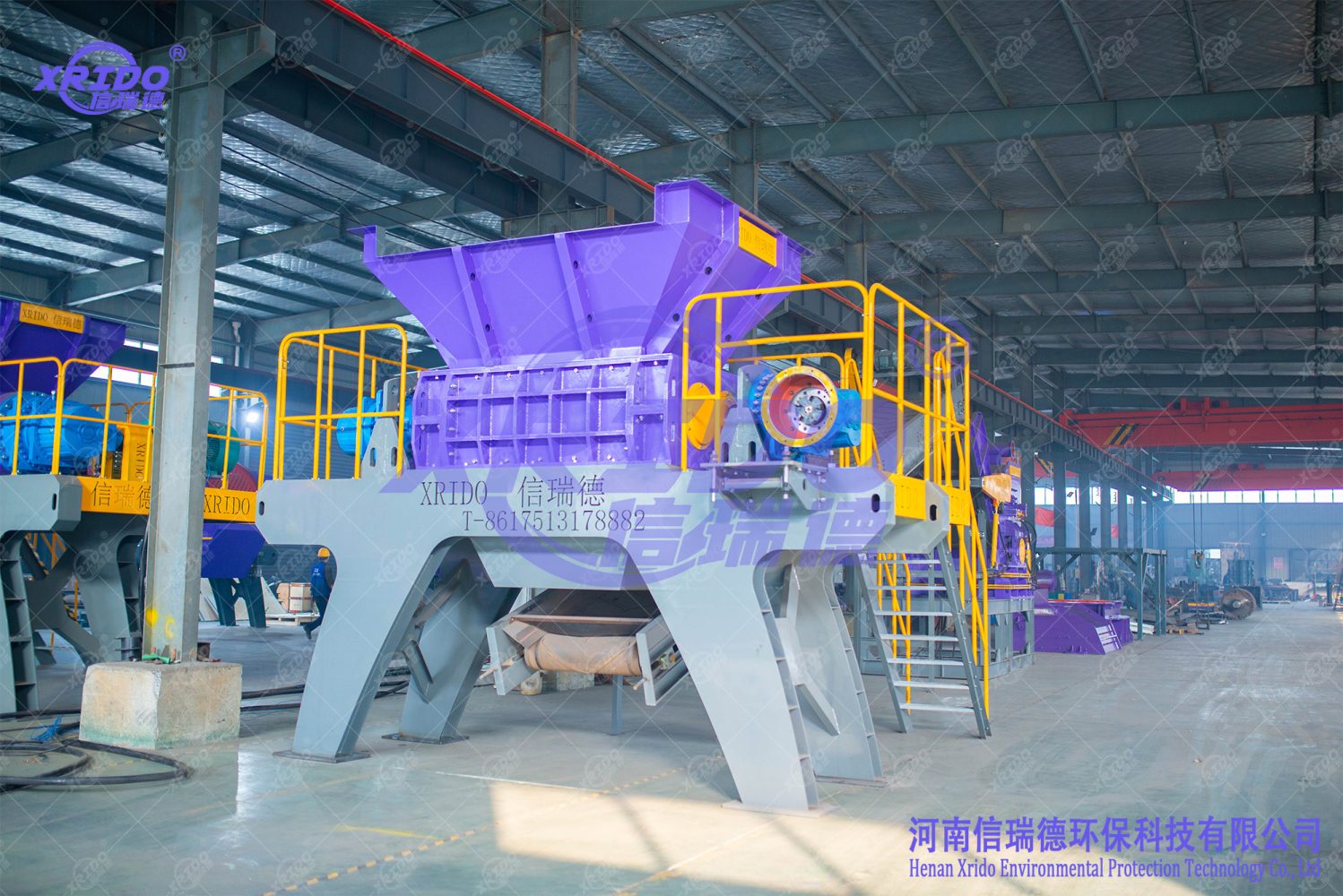Solid Waste Shredder for MSW, Shredder for MSW, Xrido Machine-Henan ...